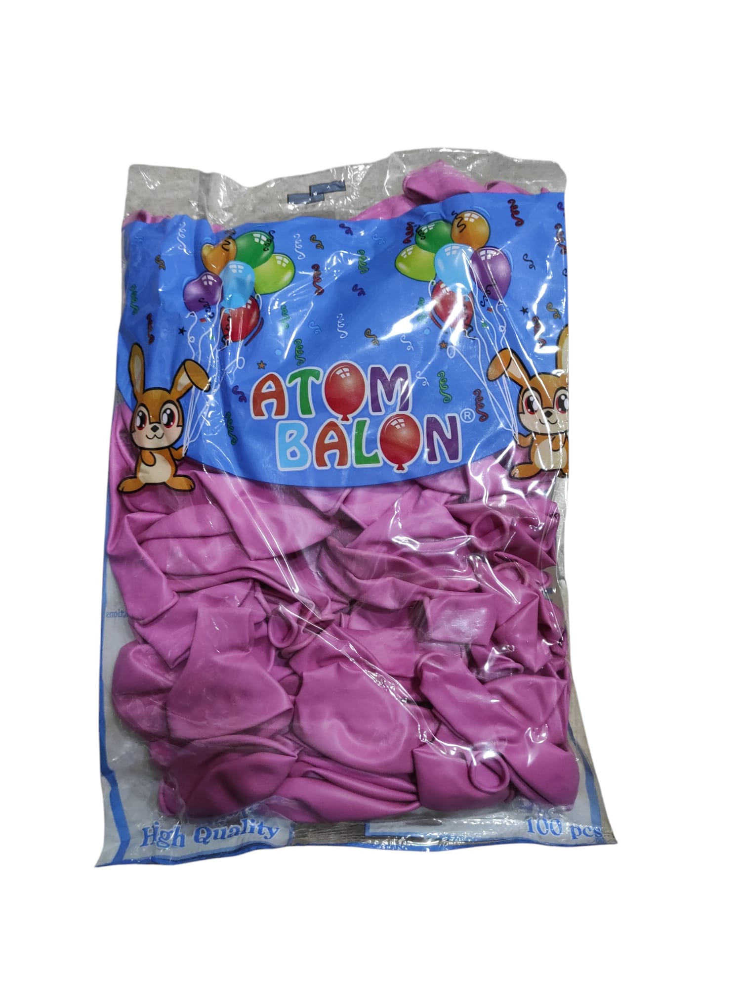 Atom Pastel Pembe 100 lü 12 İnç